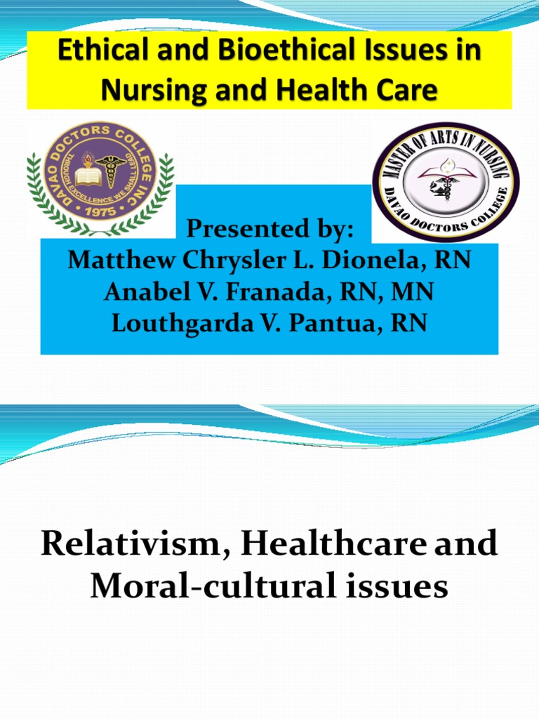 Relativism, Healthcare and Moral-Cultural Issues | PDF | Female Genital ...