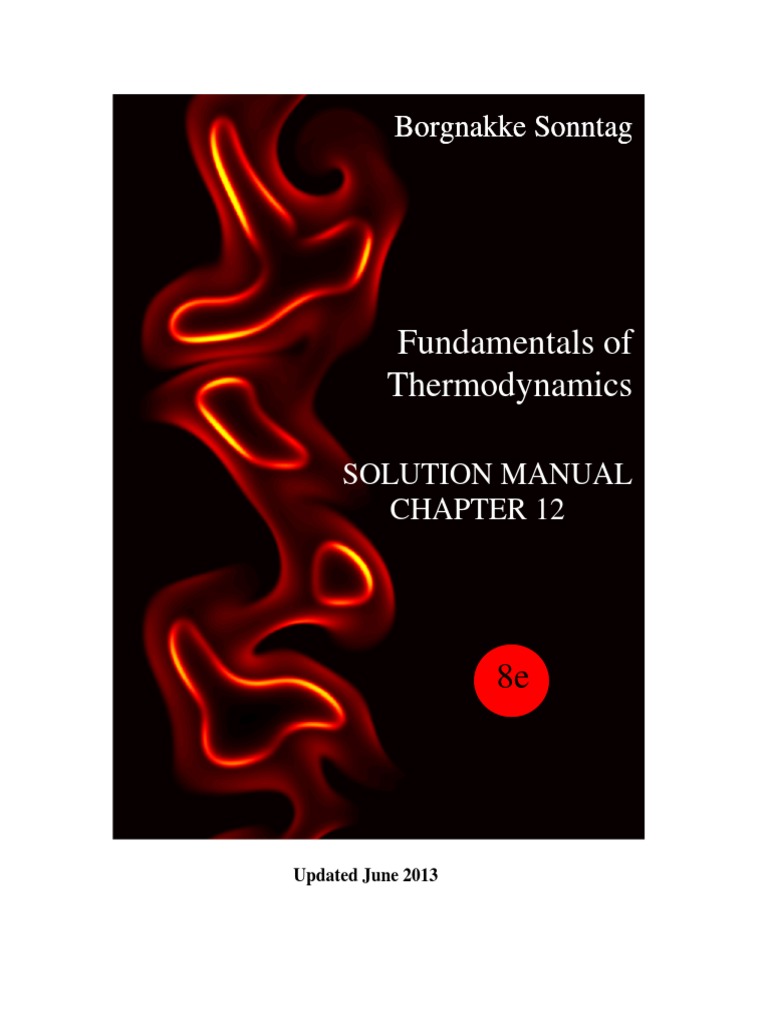 Borgnakke and Sonntag - Fundamentals of Thermodynamics | PDF | Gases ...