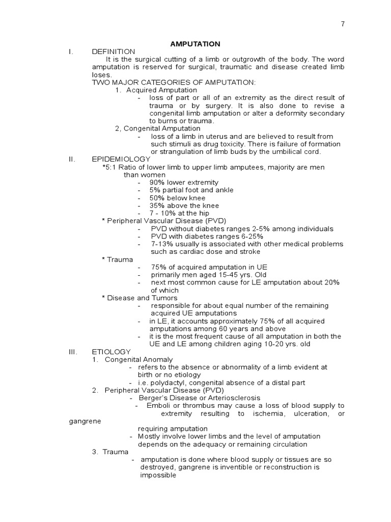 02 Amputation | PDF | Prosthesis | Amputation