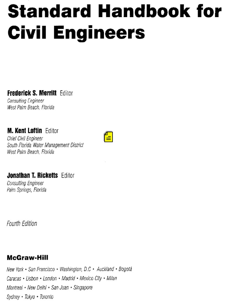 Standard Handbook For Civil Engineers | PDF