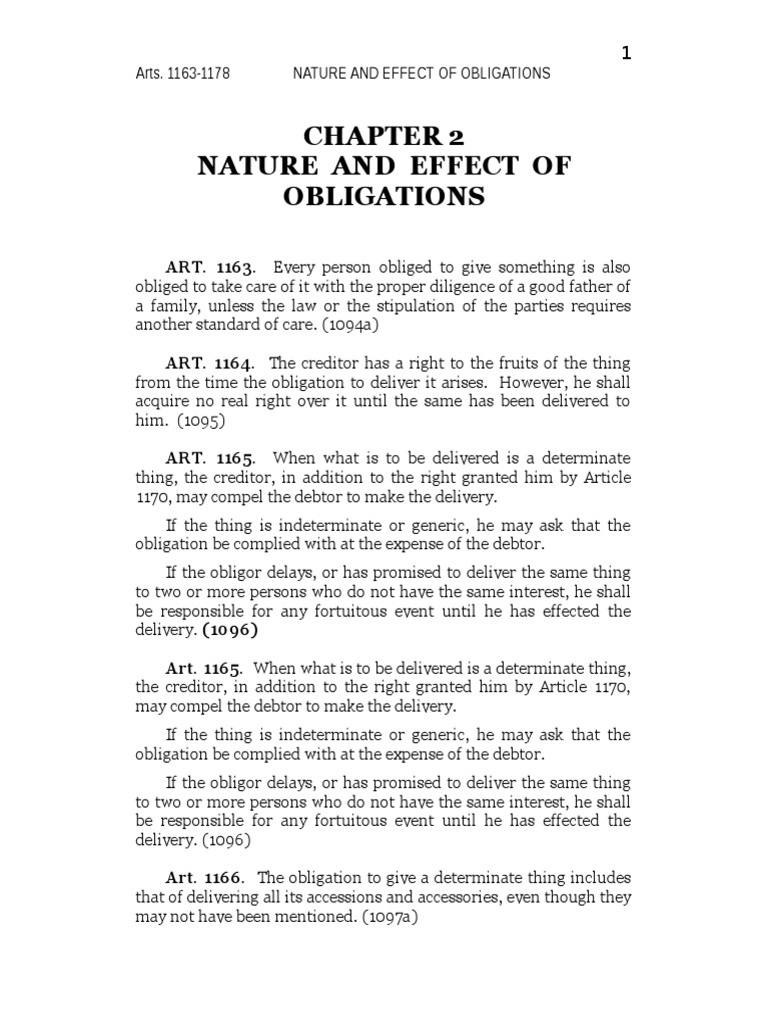 Chapter 2 - Oblicon | PDF | Negligence | Legal Liability