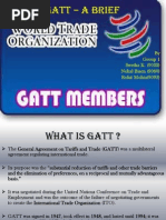 GATT and WTO Trade Rounds | PDF | World Trade Organization | General ...
