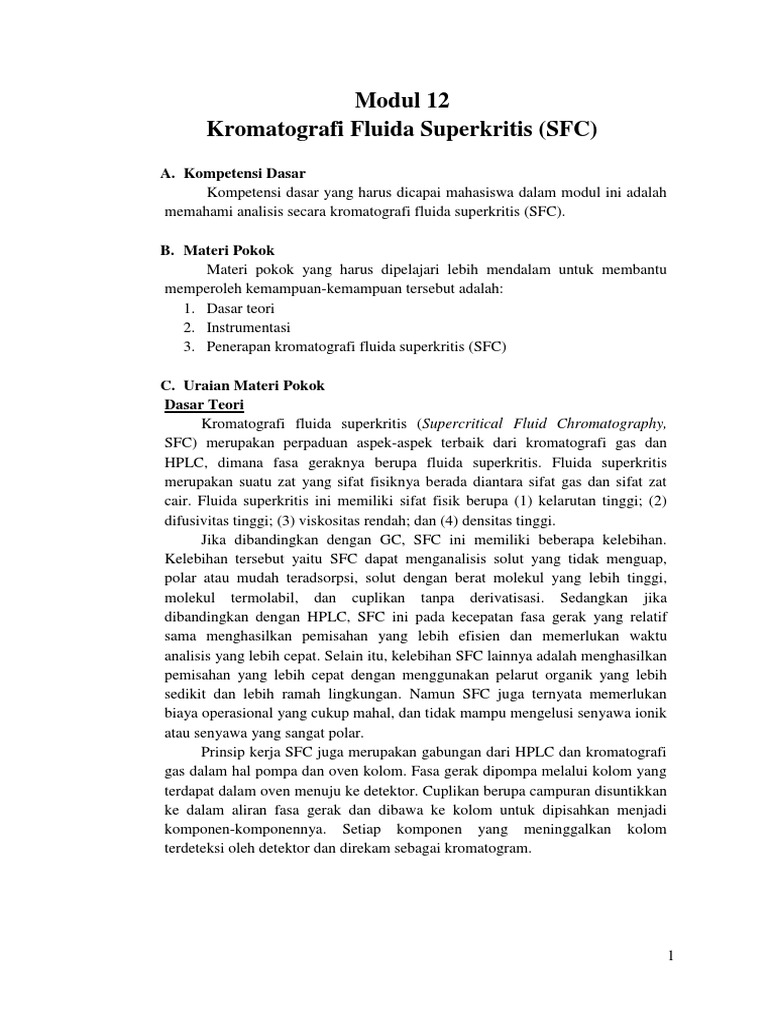 Modul 12 SFC | PDF | Sains & Matematika