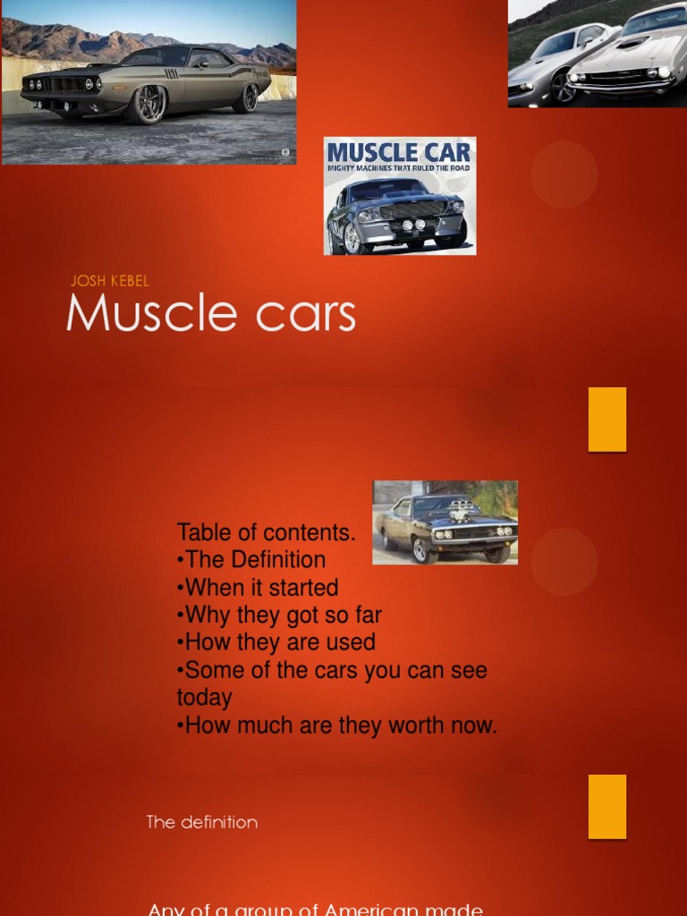 Muscle Cars 1 | PDF | Sports & Recreation | Technology & Engineering
