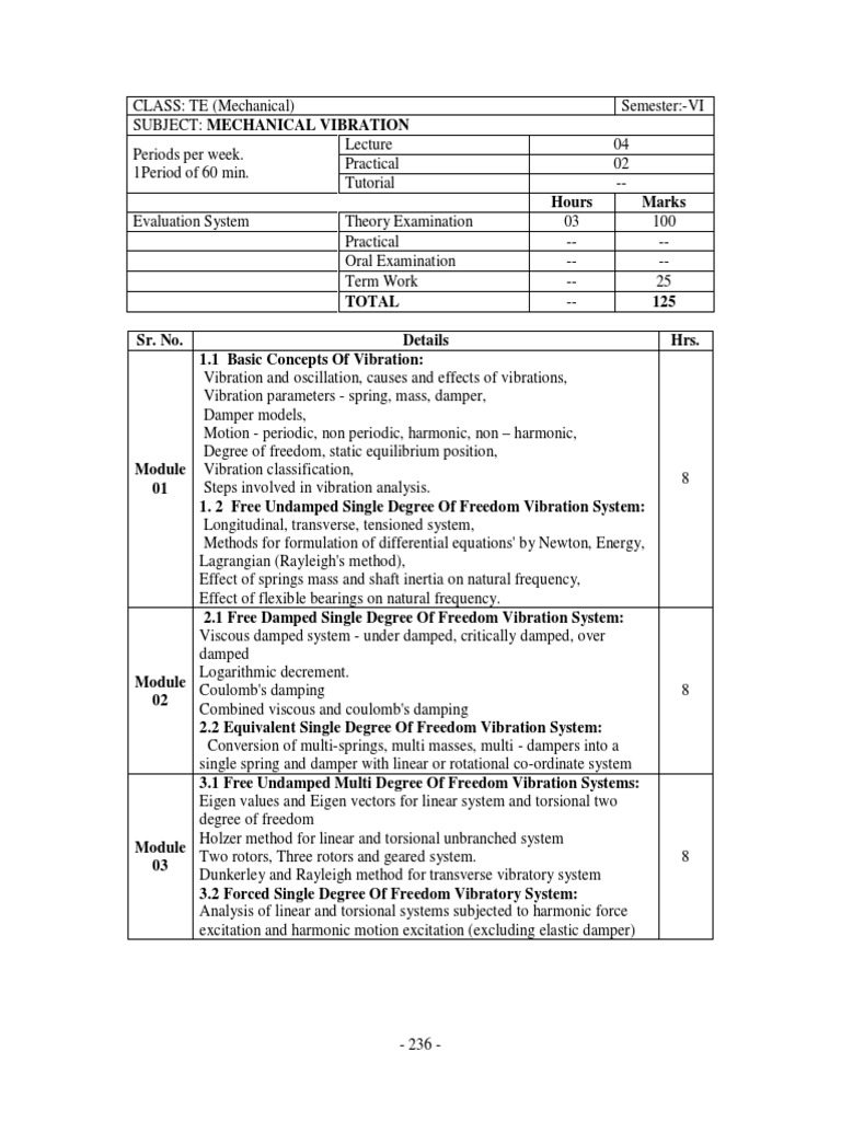 Mechanical Vibrations | PDF | Classical Mechanics | Mechanical Engineering