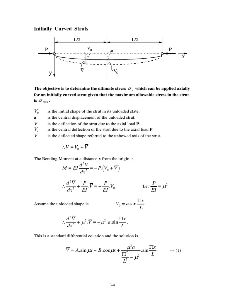 Perry Robertson Formulae | PDF | Bending | Buckling
