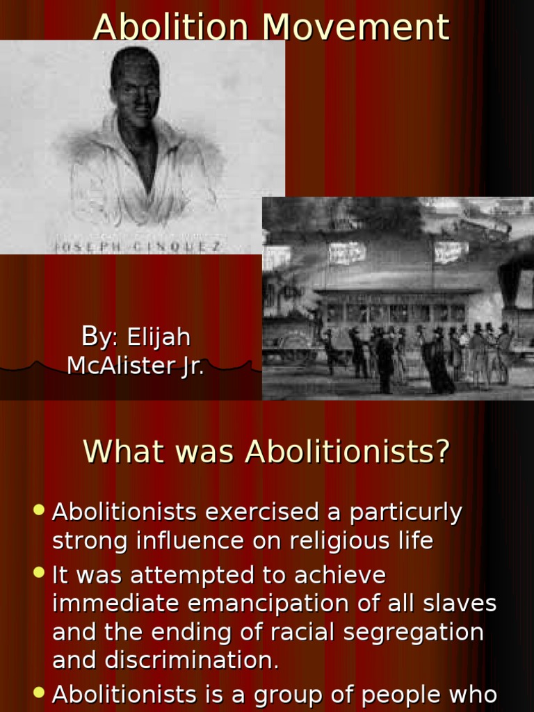 Overview of the Abolition Movement | PDF | Religion & Spirituality
