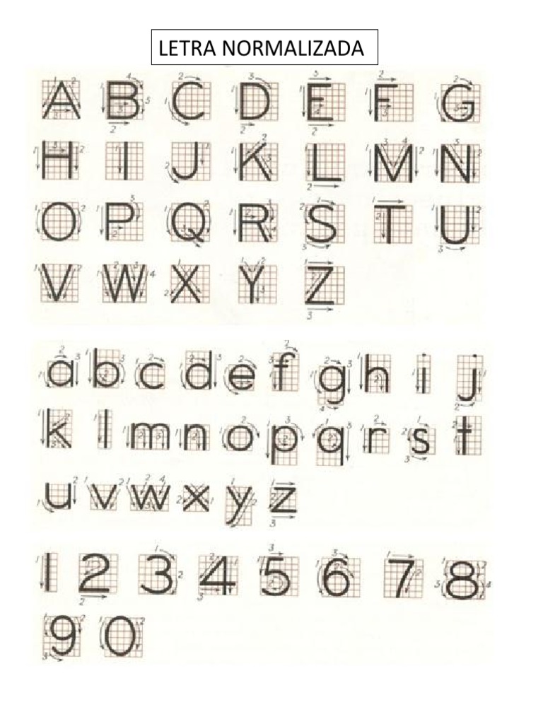 Letra Normalizada | PDF