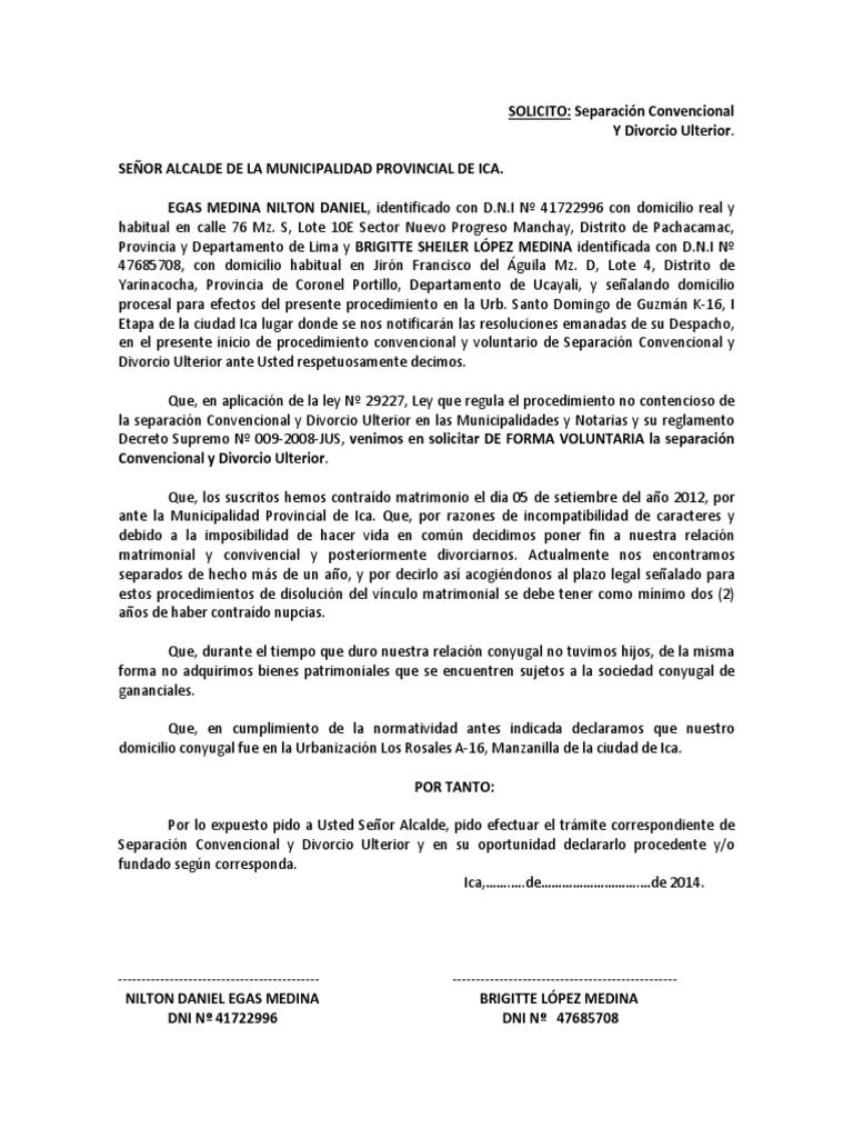 Declaracion Jurada de Divorcio Ulterior | PDF | Divorcio ... Declaracion Jurada de Divorcio Ulterior | PDF | Divorcio ...