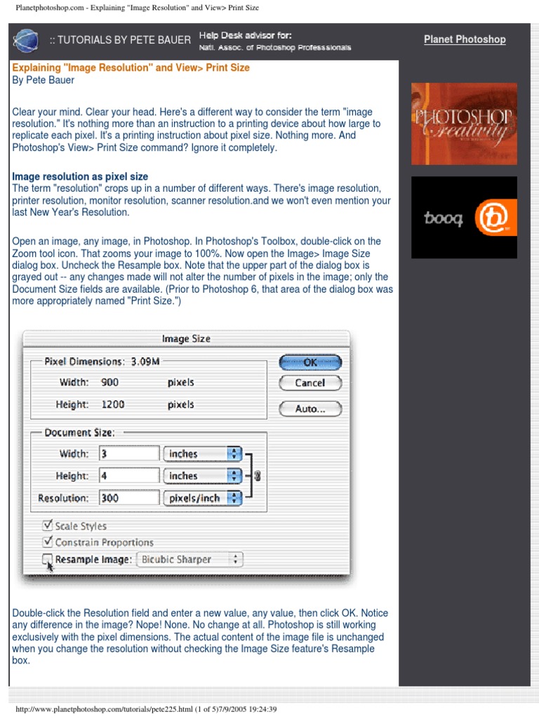 Photoshop - Tutorial | PDF | Adobe Photoshop | Display Resolution