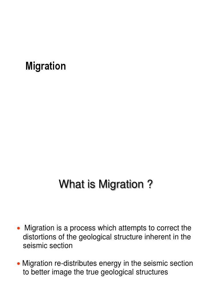 Seismic Migration | PDF | Reflection Seismology | Applied And ...