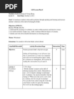 Lesson Plan Letter P | PDF | Lesson Plan | Literacy