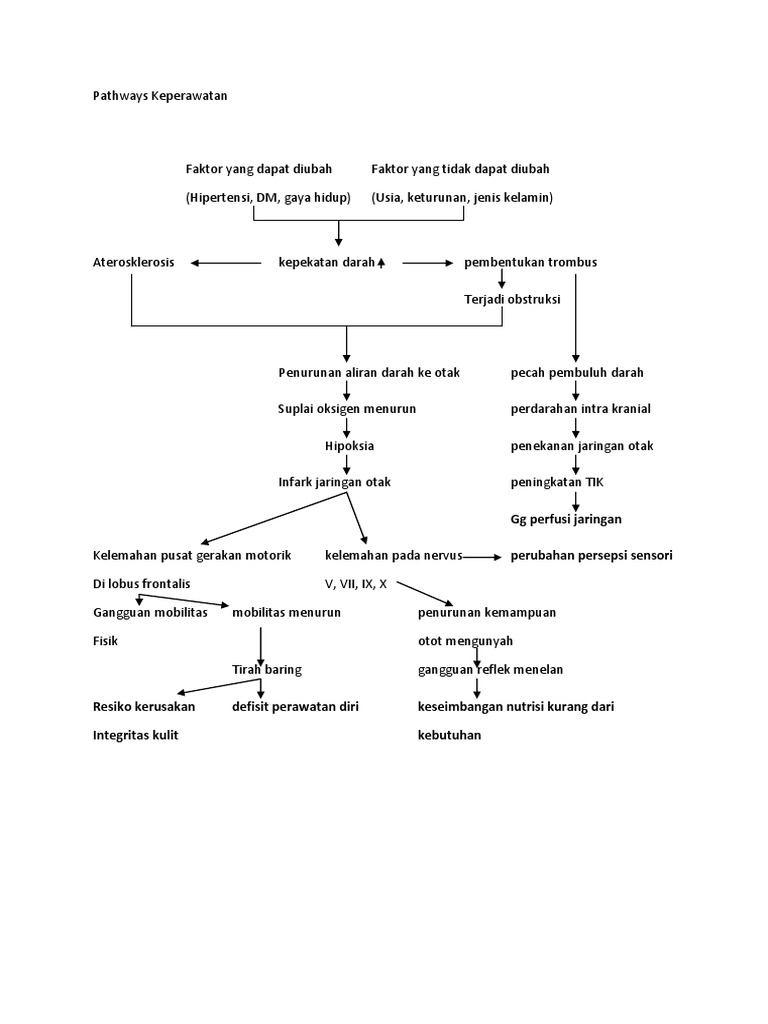 Pathways Keperawatan untuk Stroke | PDF | Kesehatan Holistik