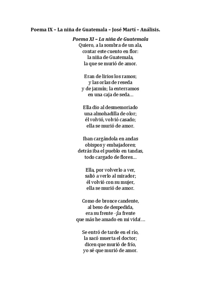 Poema IX | PDF | Metro (poesía) | Rima