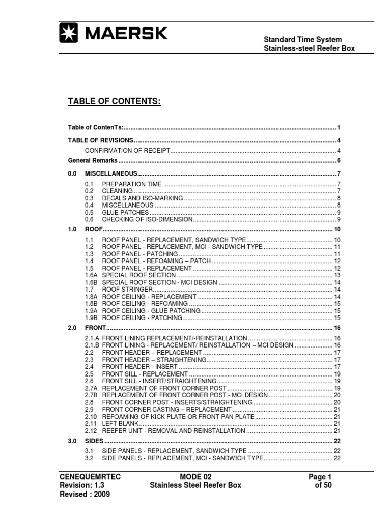 Mode02 - Steel Reefer Box | PDF | Stainless Steel | Roof