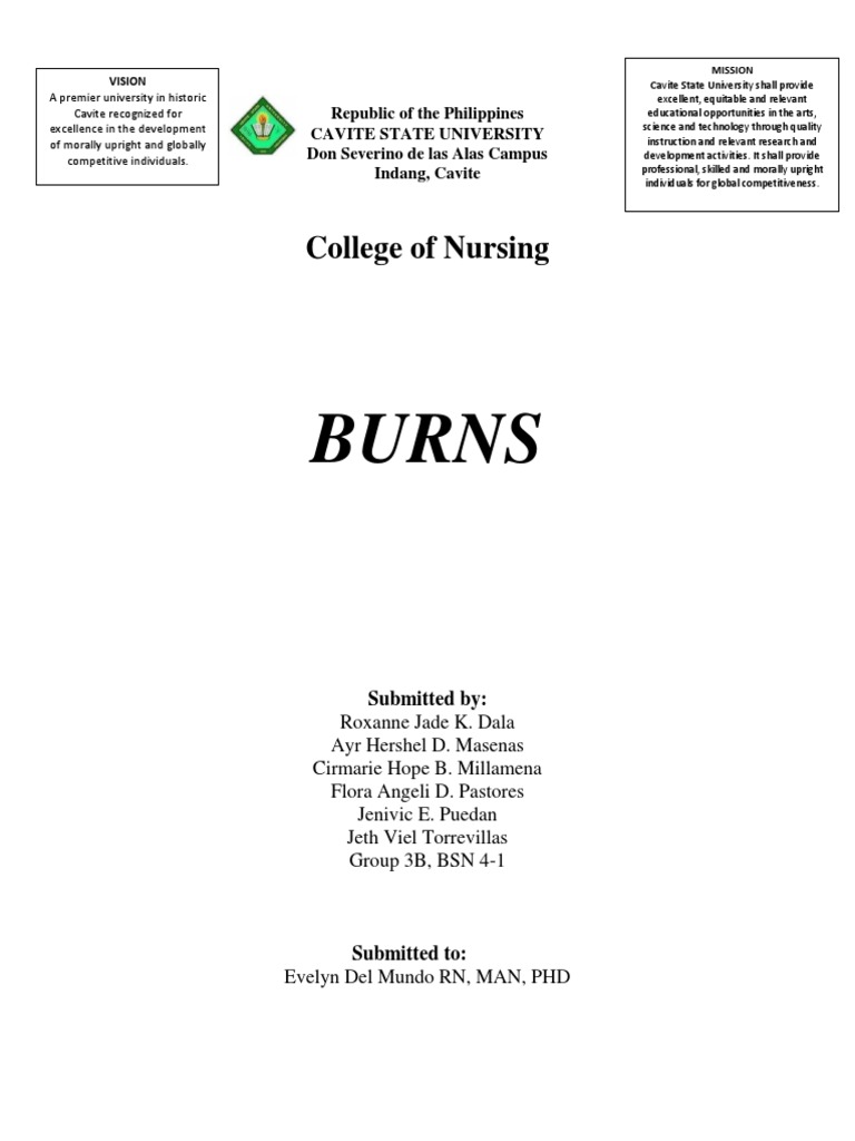 Burns: College of Nursing | Download Free PDF | Burn | Medical Specialties