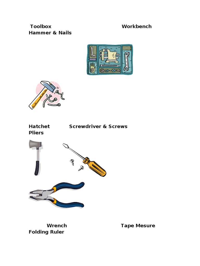 Essential Toolbox Tools List | PDF