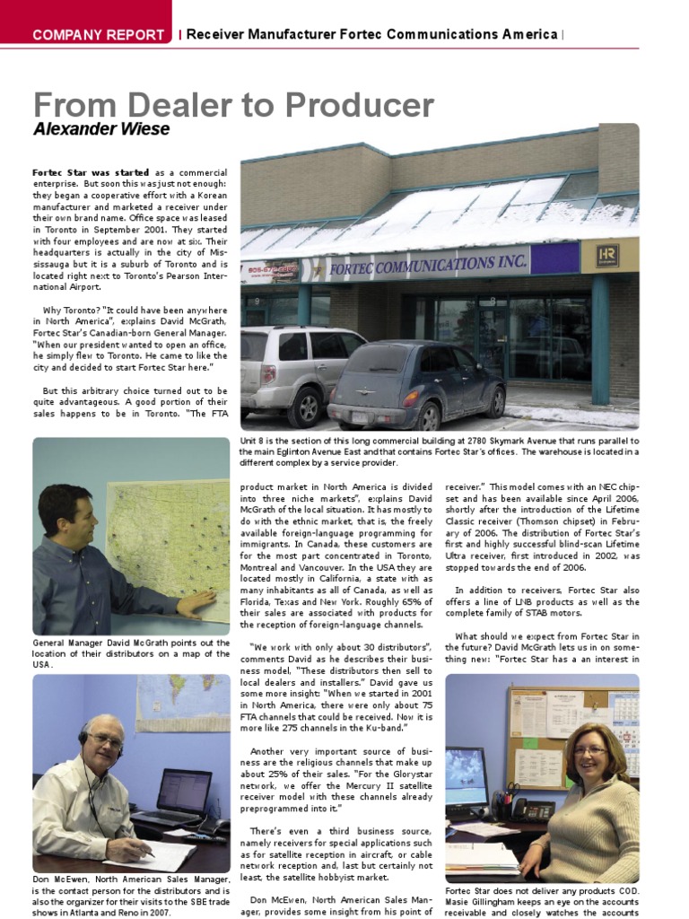 From Dealer To Producer: Alexander Wiese | PDF | Mass Media | Electronics