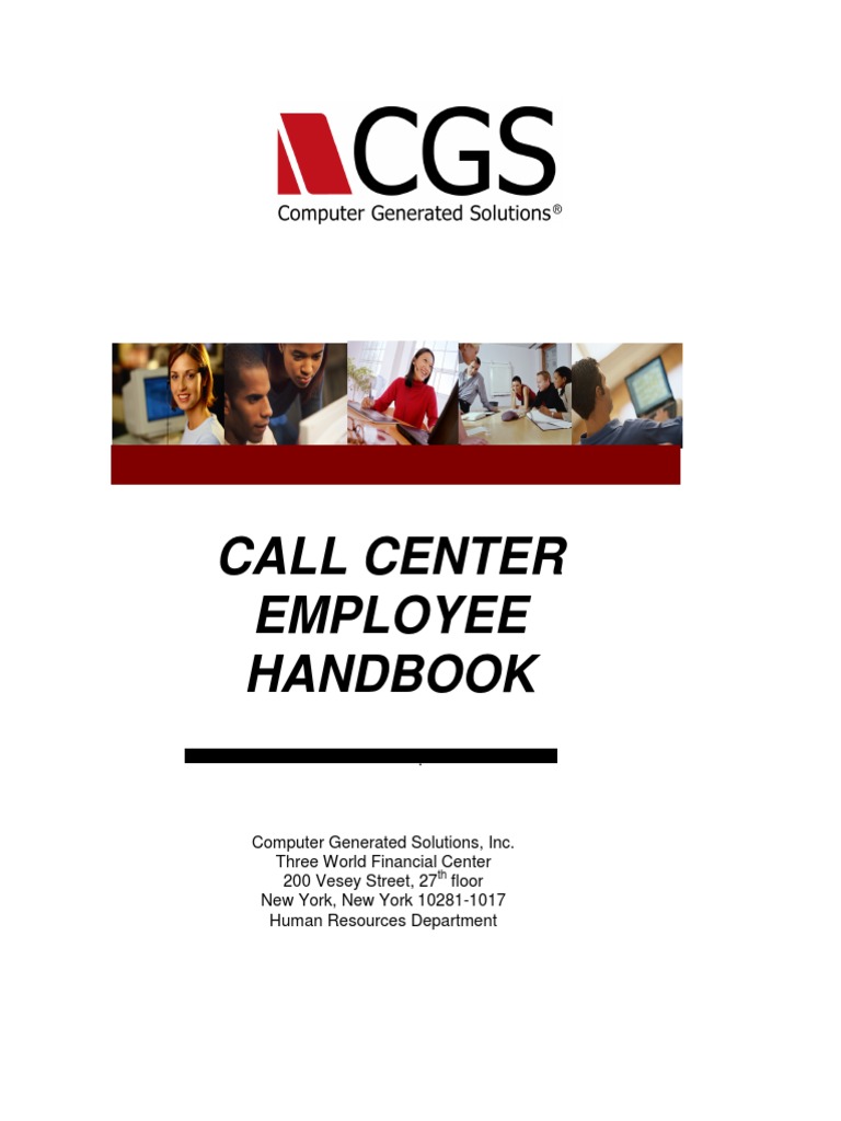 Call Center Employee Handbook 2011 | PDF | Harassment | Sexual Harassment
