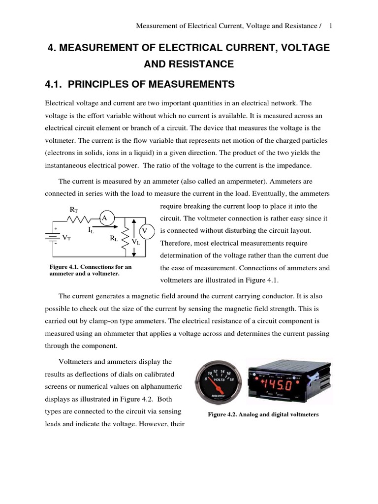 VOM Measurement Analog | PDF | Root Mean Square | Voltage