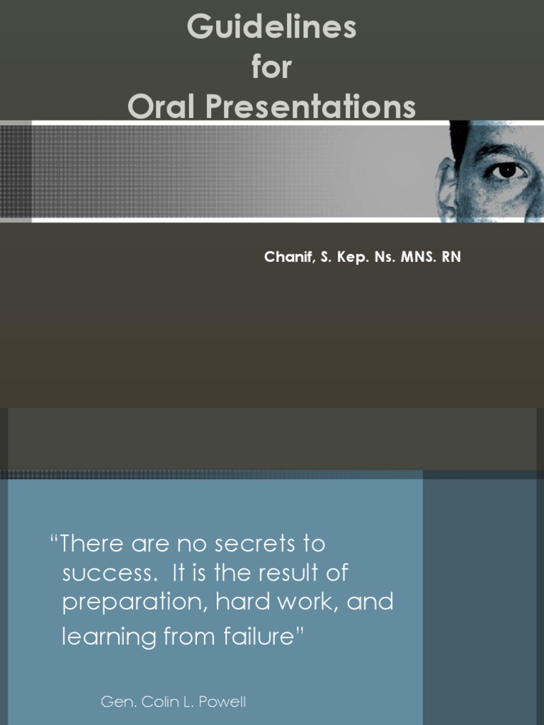 Guidelines Oral Presentation 2 Pdf
