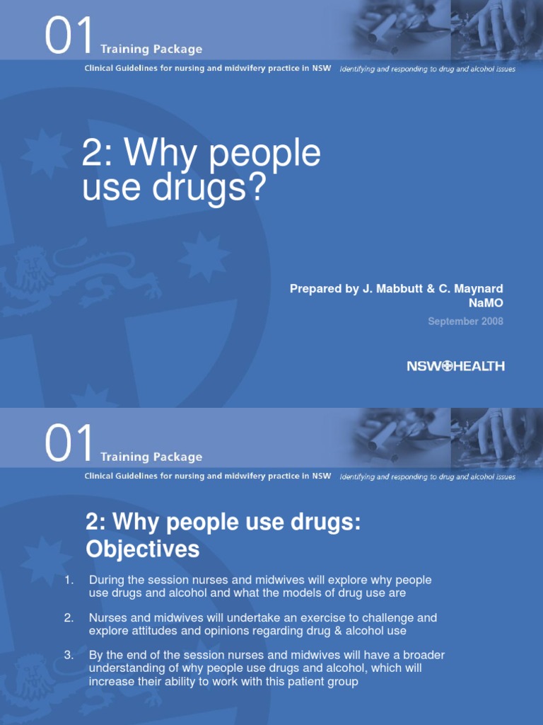 2 Why People Use Drugs | PDF | Substance Abuse | Substance Dependence