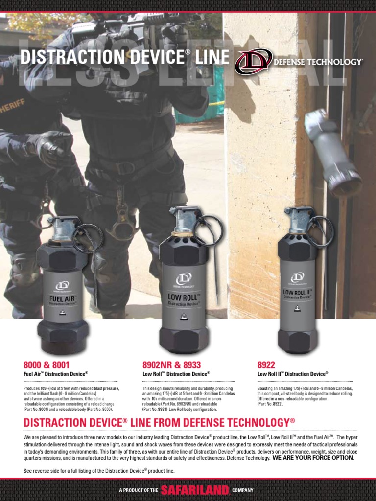 Less Lethal: Distraction Device Line | PDF | Equipment | Nature