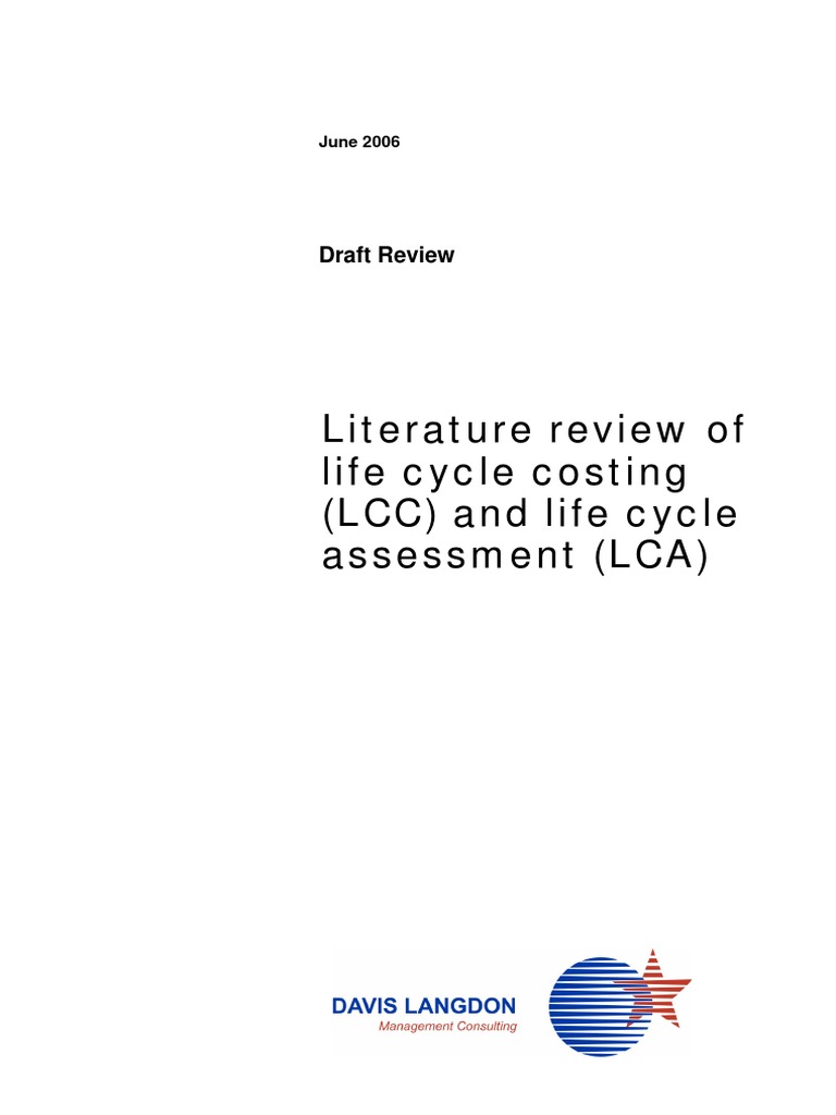 LCC Literature Review Report | PDF | Life Cycle Assessment | Net ...