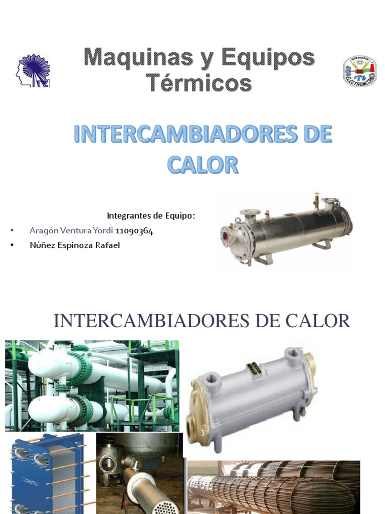 Unidad 4 Maquinas y Equipos Termicos 1 | PDF | Intercambiador de calor ...