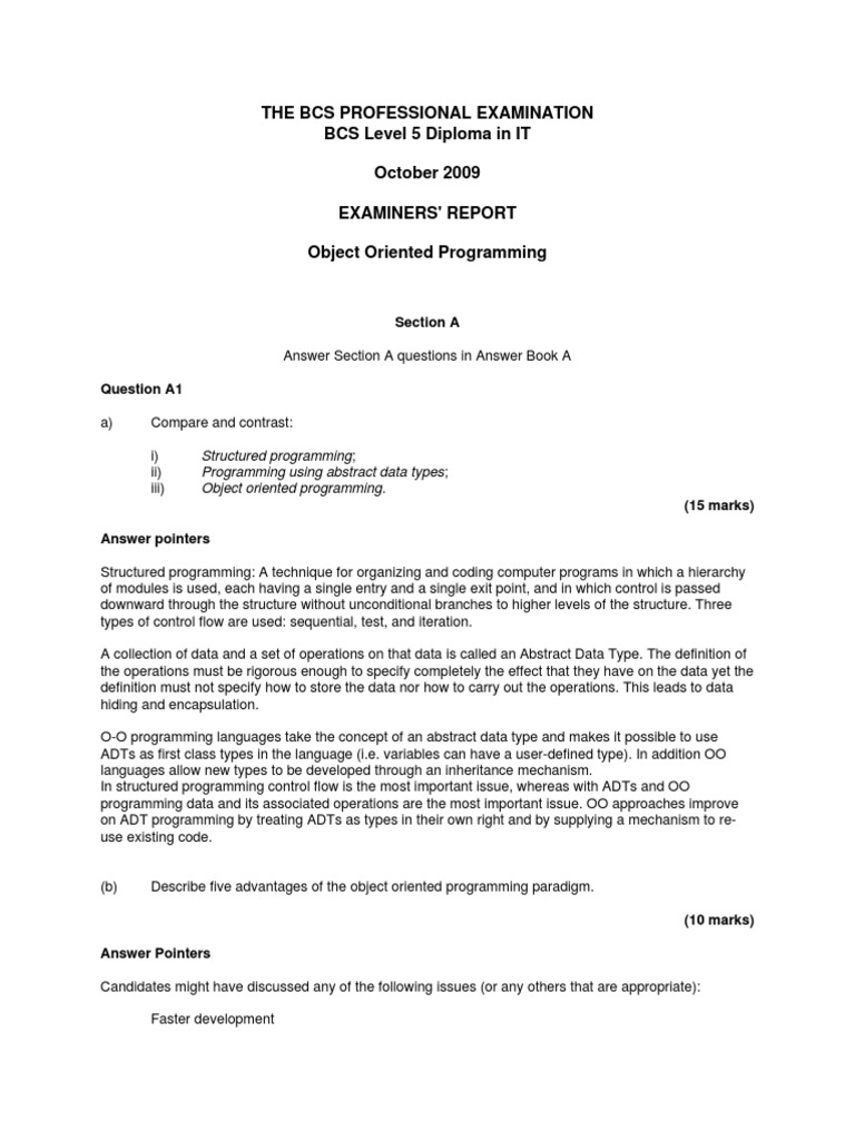 Oct 09 Di Poop Report | PDF | Class (Computer Programming ...