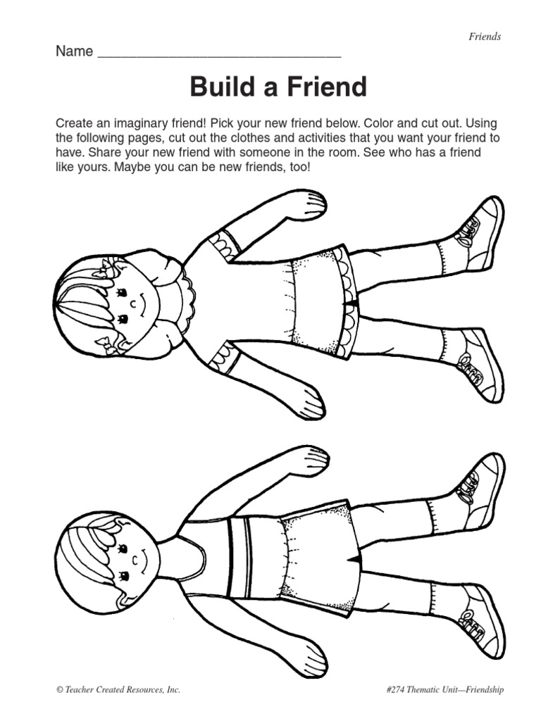 Build A Friend: Name | PDF