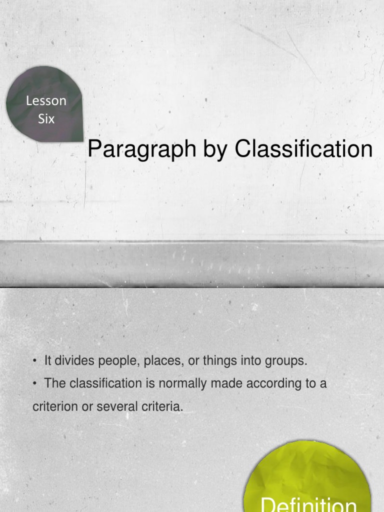 Paragraph by Classification | PDF | Cognition | Cognitive Science