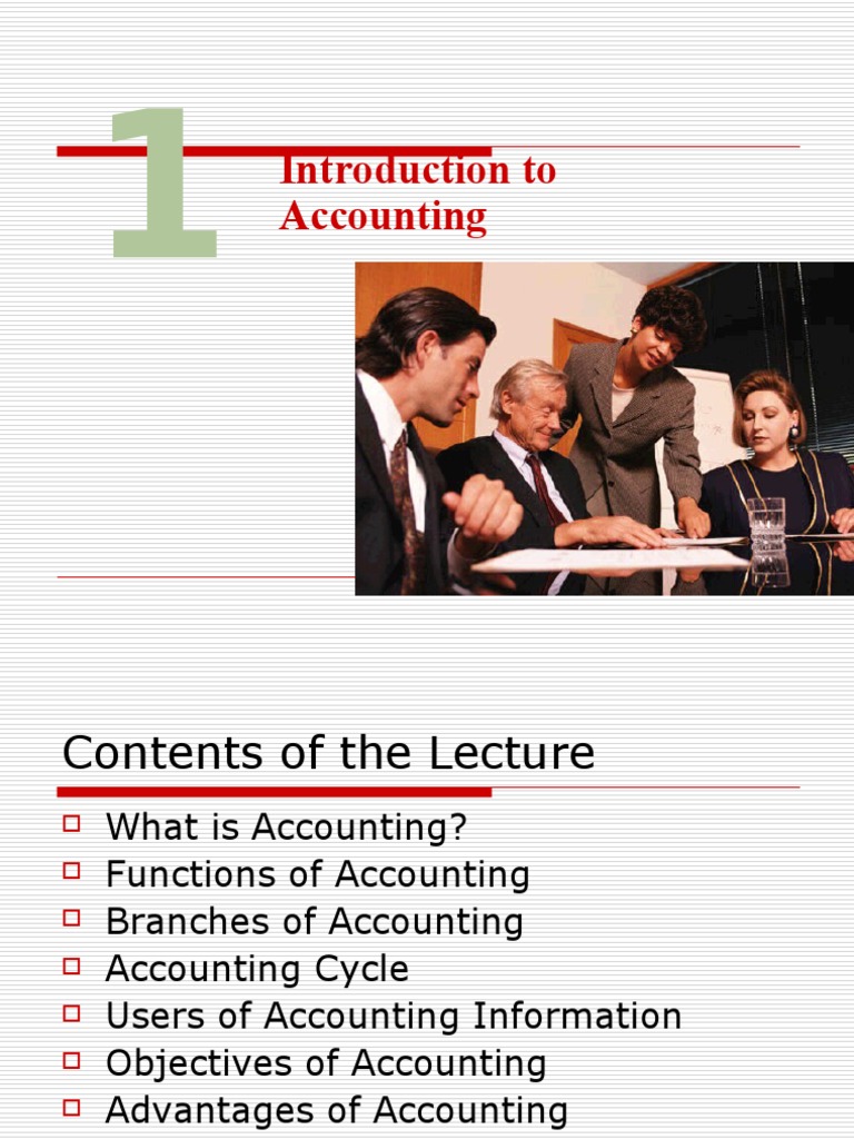 Intro of Accounting | PDF | Bookkeeping | Accounting