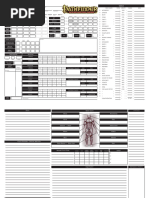 Pathfinder 1 Character Sheet | PDF