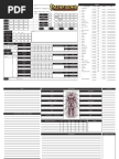 Pathfinder Character Sheet (Fillable)
