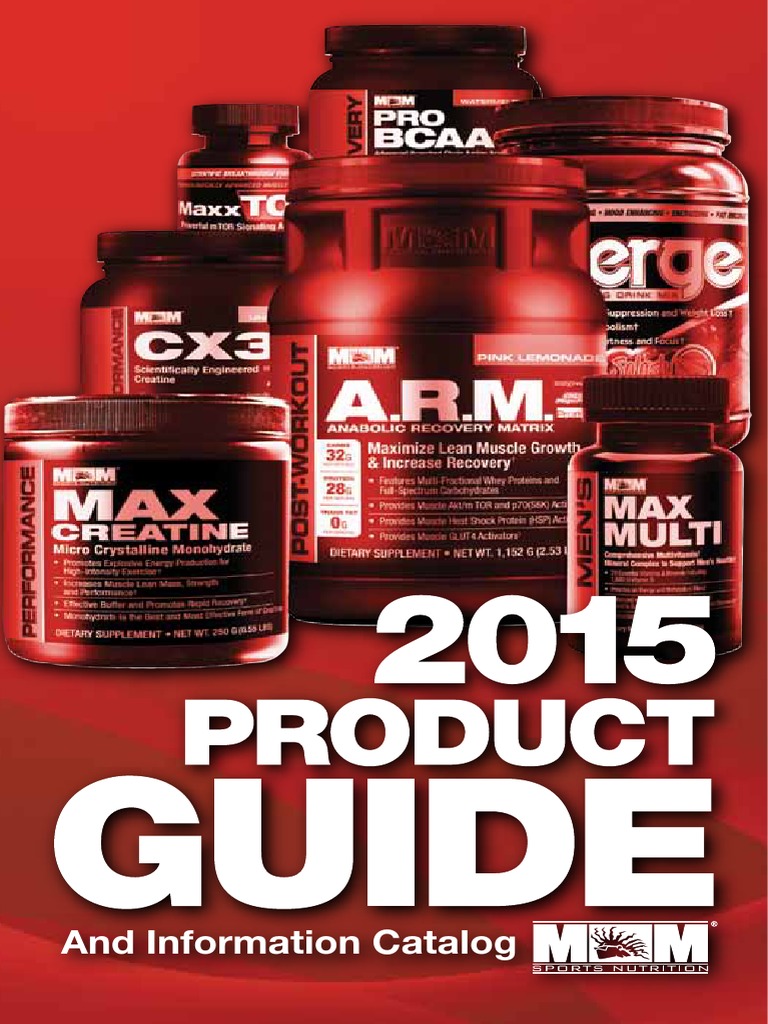 Max Muscle Sports Nutrition 2015 Product Catalog | PDF | Sports ...