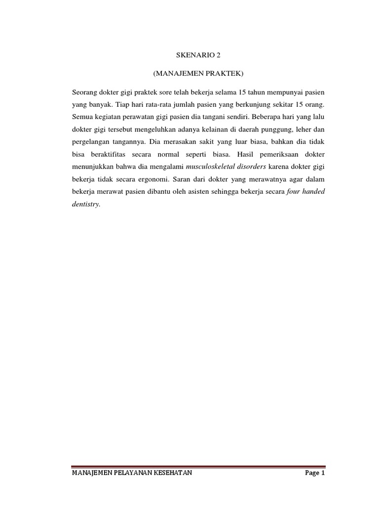 Laporan Tutorial SKENARIO 2 | PDF