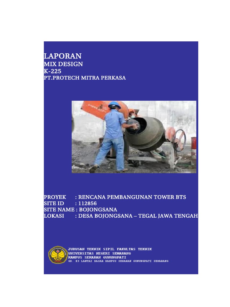 Laporan Mix Design | PDF