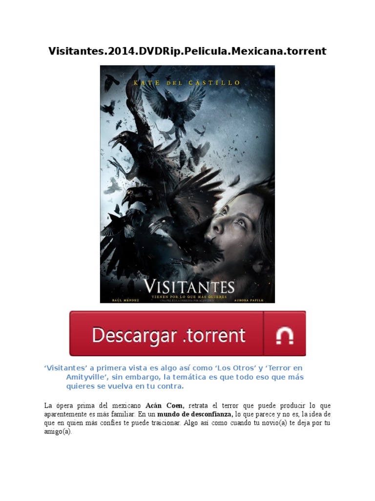 Visitantes: Terror Mexicano en DVDRip | PDF | Libros para adolescentes