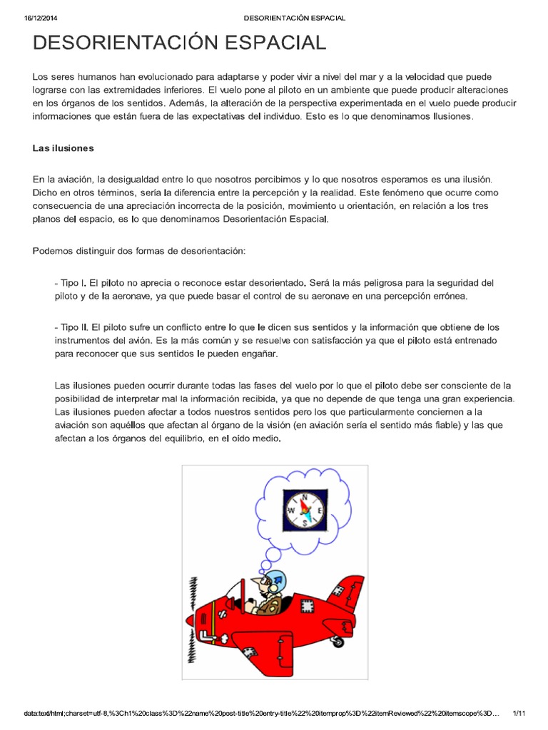 Desorientación Espacial | PDF