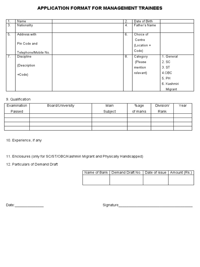 NFL Application | PDF