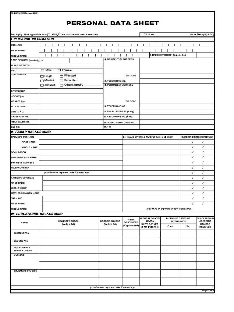 Pds Blank Form | PDF | Crime & Violence | Crime Thriller