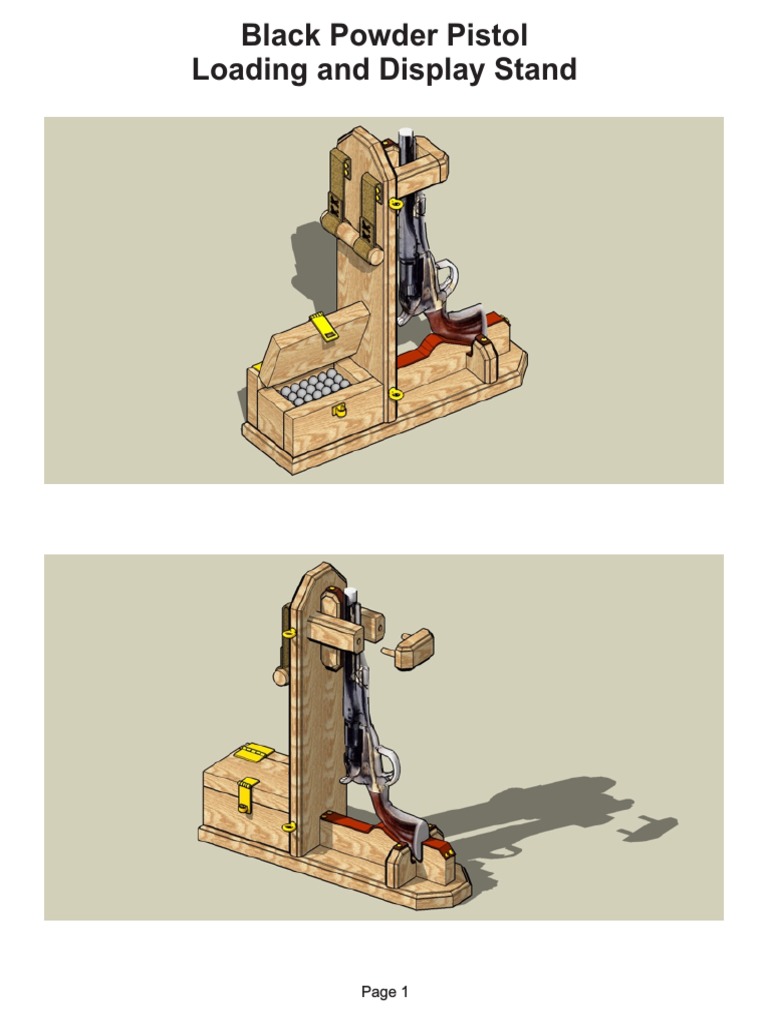 BP Pistol Loading and Display Stand | PDF