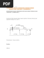 Pert.7 - Beban Merata Dan Kombinasi + Segitiga | PDF