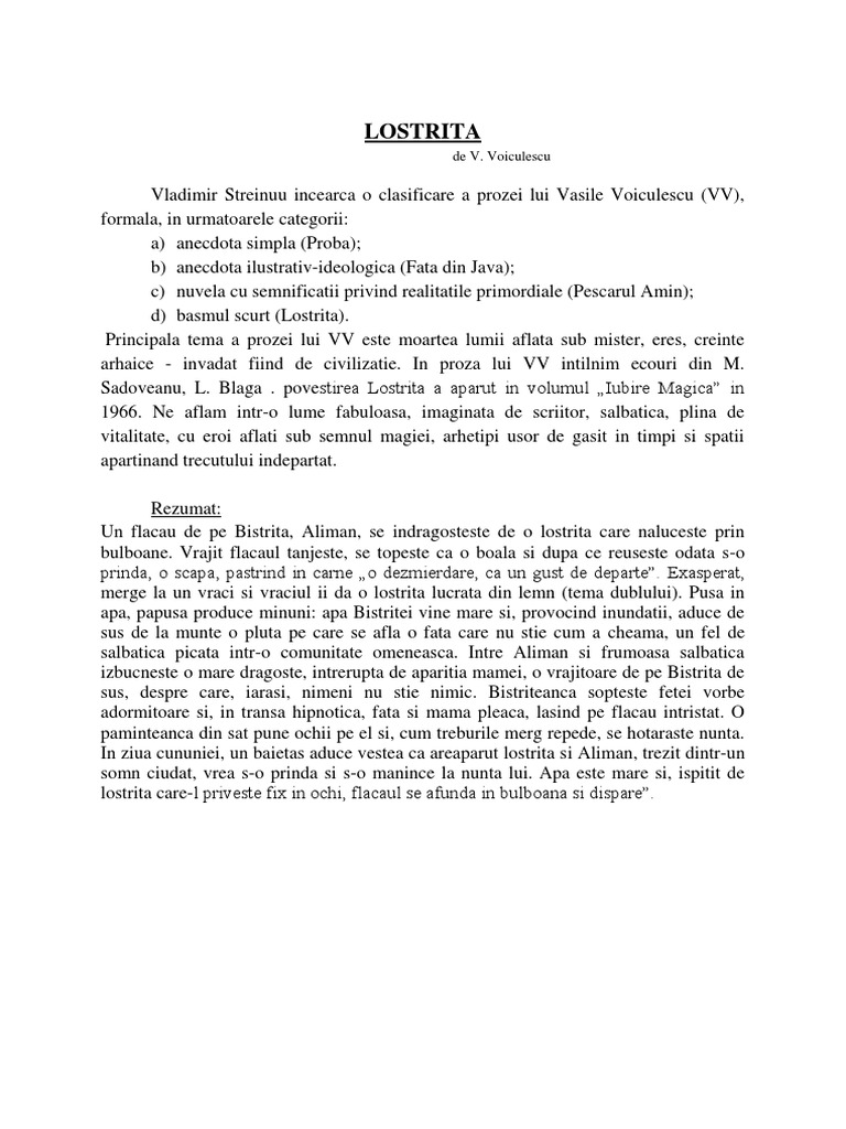 LOSTRita - Vasile Voiculescu | PDF