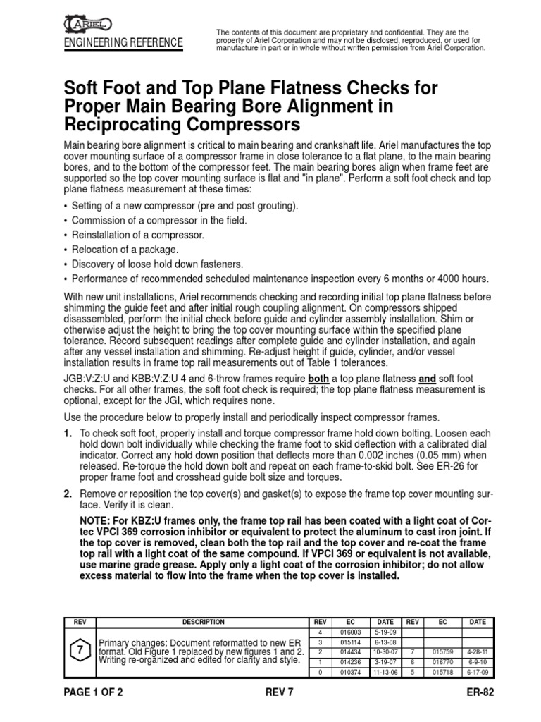 Alignment For A Reciprocating Compressor | PDF | Screw | Machines
