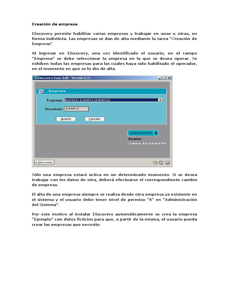 BAS Discovery Easy Soft - Completo | PDF | Impuestos | Archivo de ...