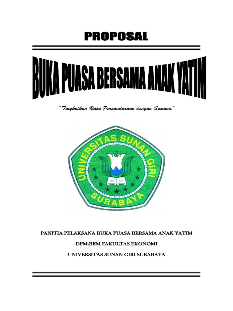 Cover Proposal Ramadhan | PDF