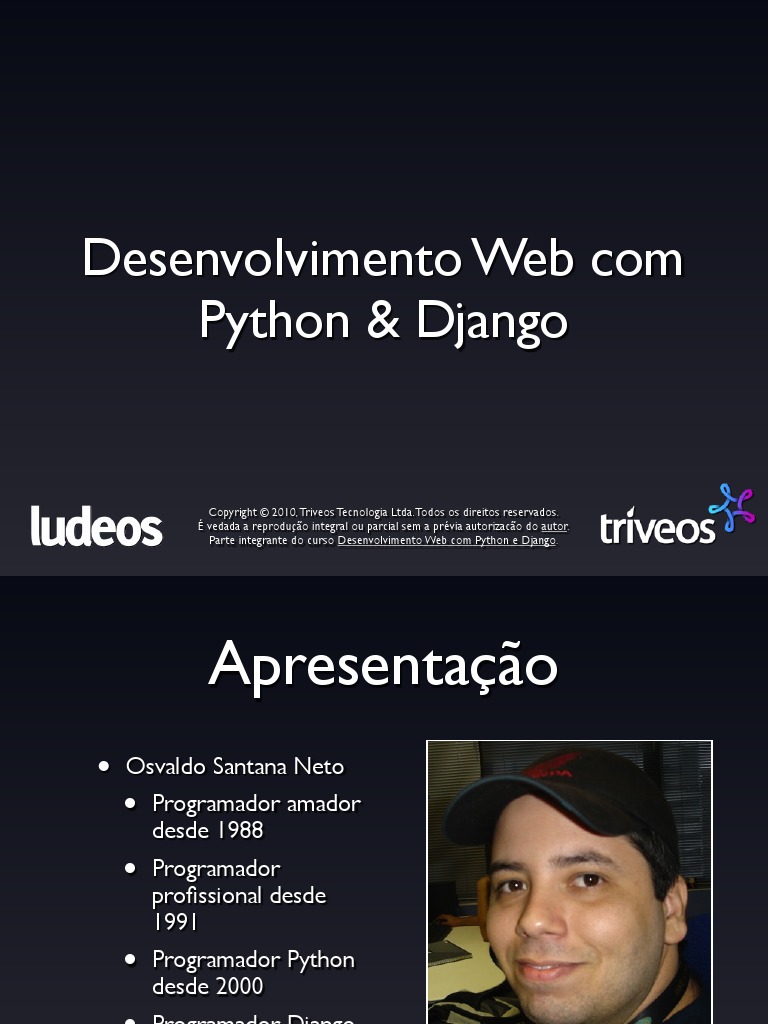 Curso de Pydjango - Python e Django | PDF | Python (linguagem de ...