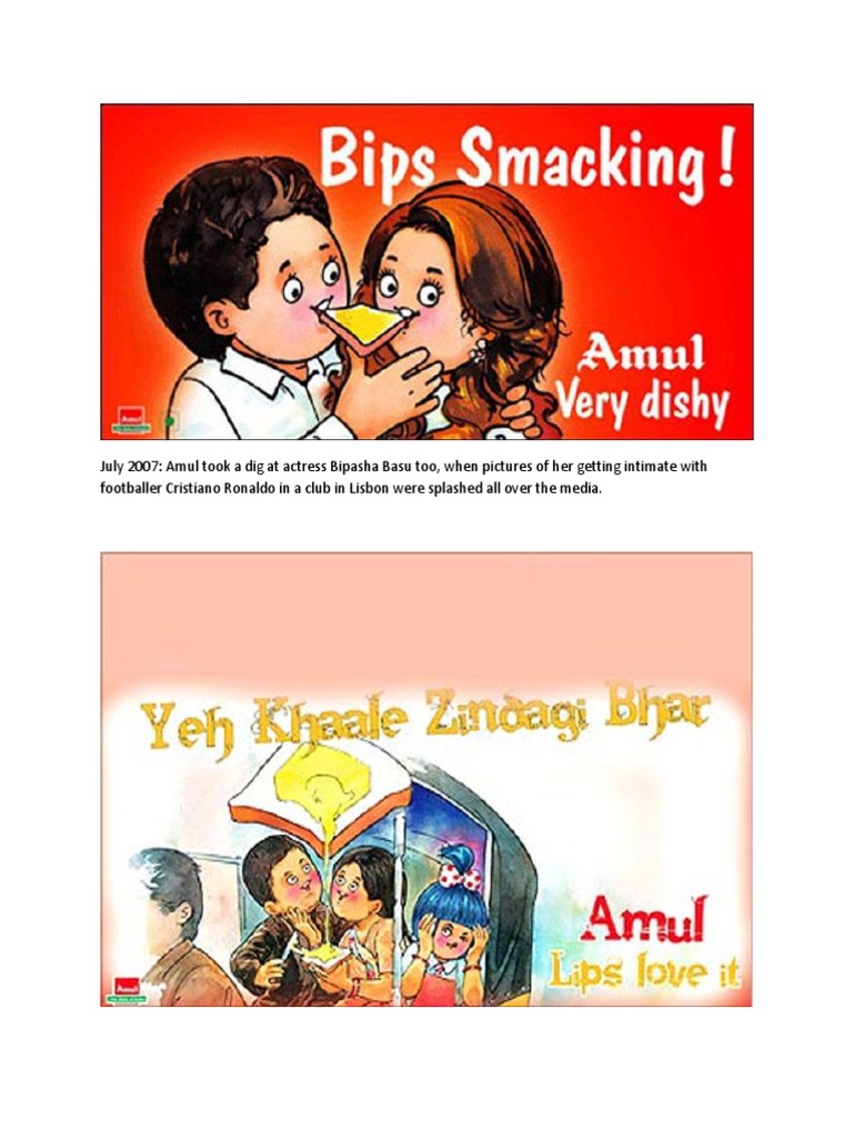 Amul Ad Collection 2011 2012 | PDF | Cinema Of India | Bollywood